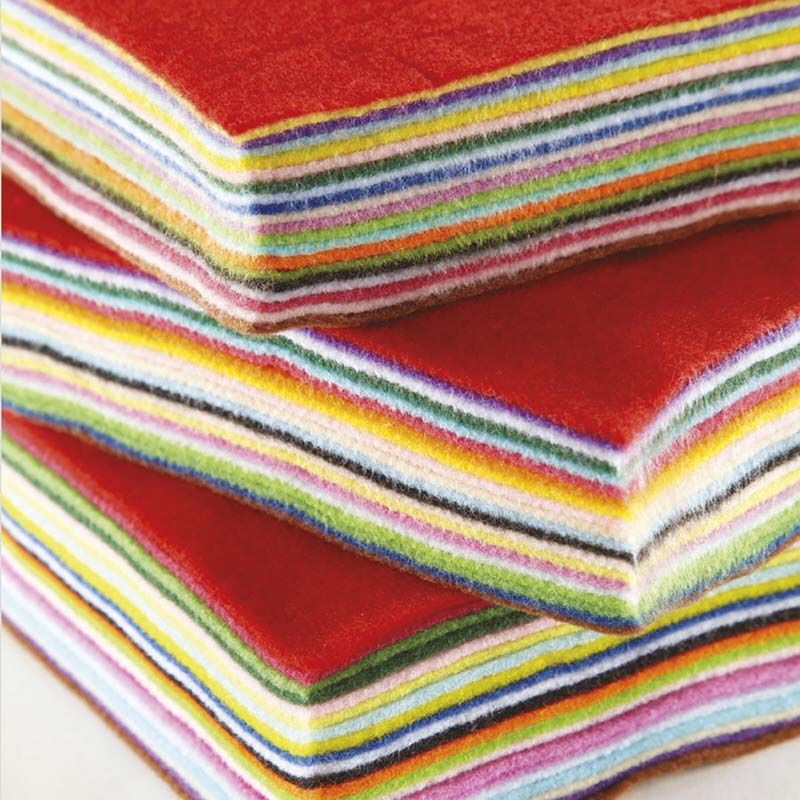 Felt Squares Assorted 300mm 100pk | Educational Resources - Art & Craft ...