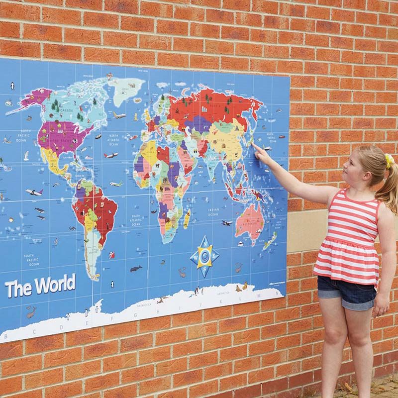 World Outdoor & Classroom Map | Educational Resources | Creative Activity