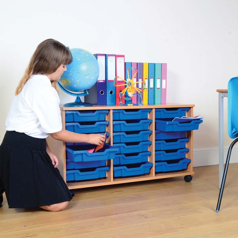 18 Tray Storage Unit with Trays | Classroom Furniture | Creative Activity