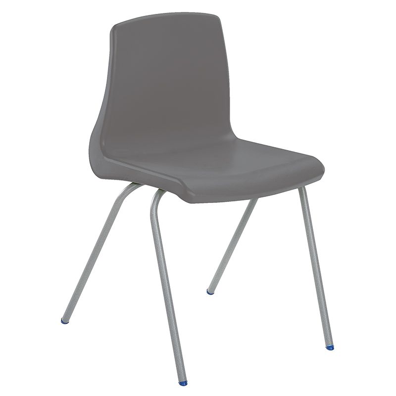Metalliform NP Chair Seat Ht 260mm Grey Speck'd Grey Frame | Classroom ...