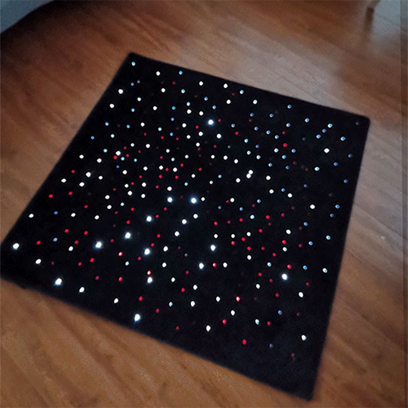 Rechargable Sensory Fibre Optic Sparkle Rug 100cm | Multi-Sensory ...