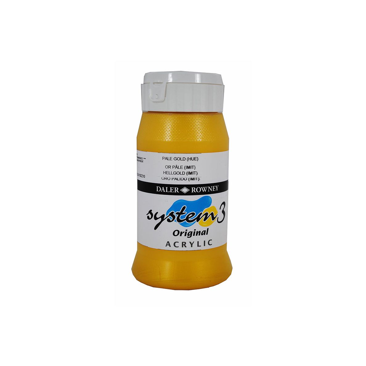 System 3 Acrylic 500ml Pale Gold Hue | Paints | Creative Activity