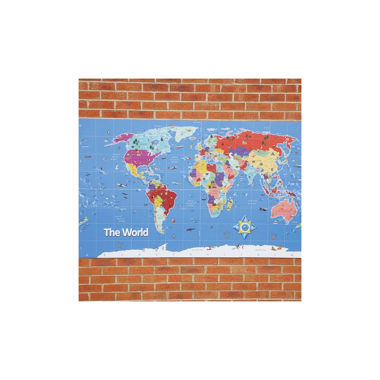 World Outdoor & Classroom Map | Educational Resources | Creative Activity