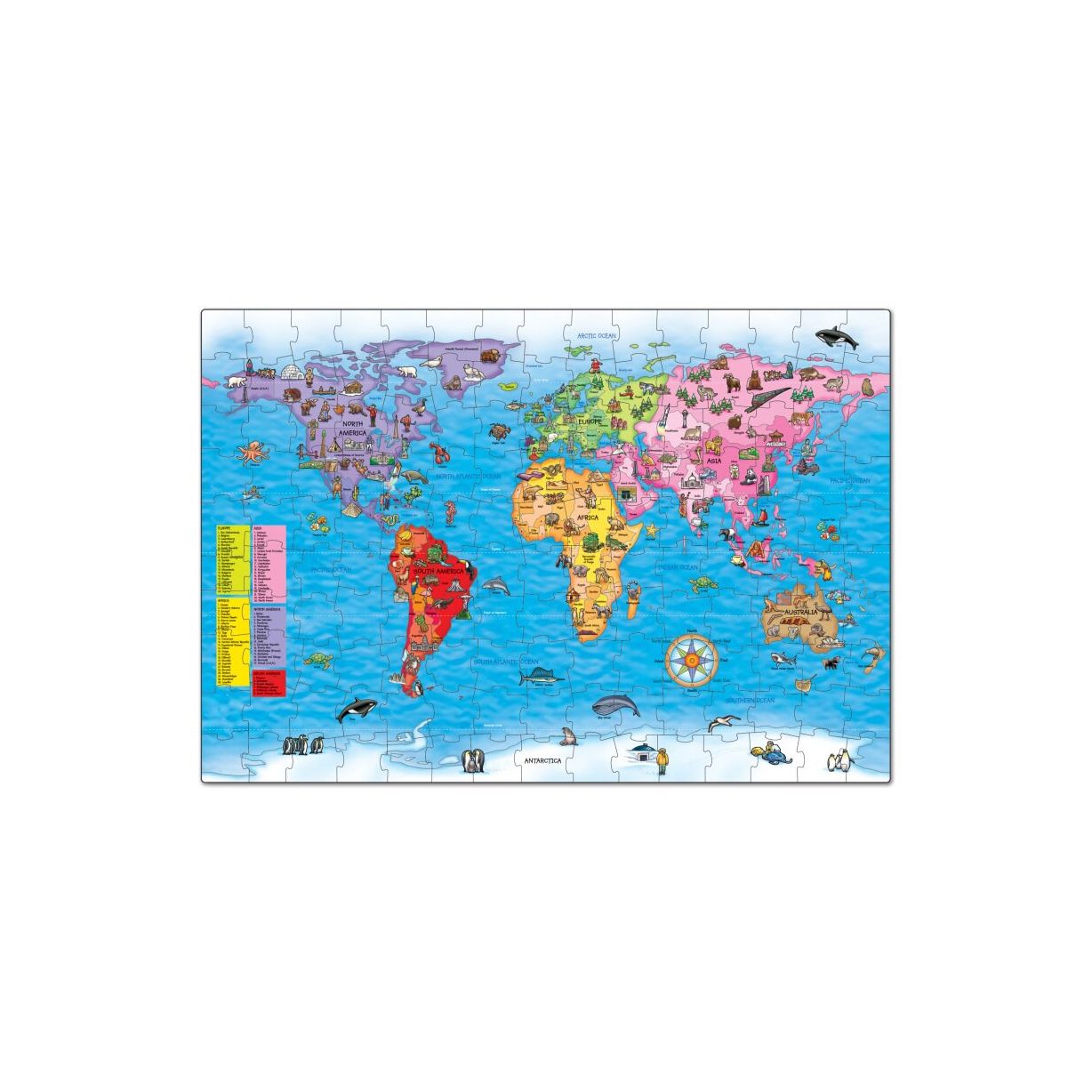 World Map Puzzle & Poster | Educational Resources | Creative Activity
