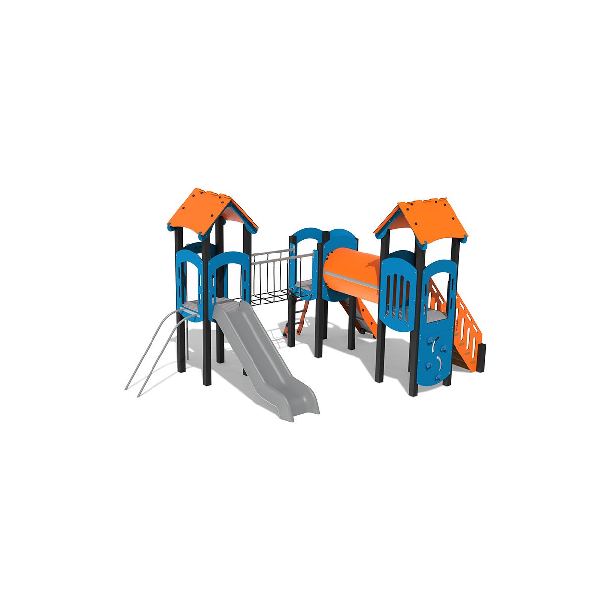Multi-Play Triple Tower | Outdoor Play Equipment | Creative Activity