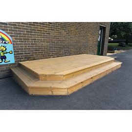 Two Tier Stage | Outdoor Play Equipment | Creative Activity