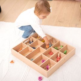 Wooden Sorting Tray - 14 Way | Multi-Sensory Environments | Creative ...