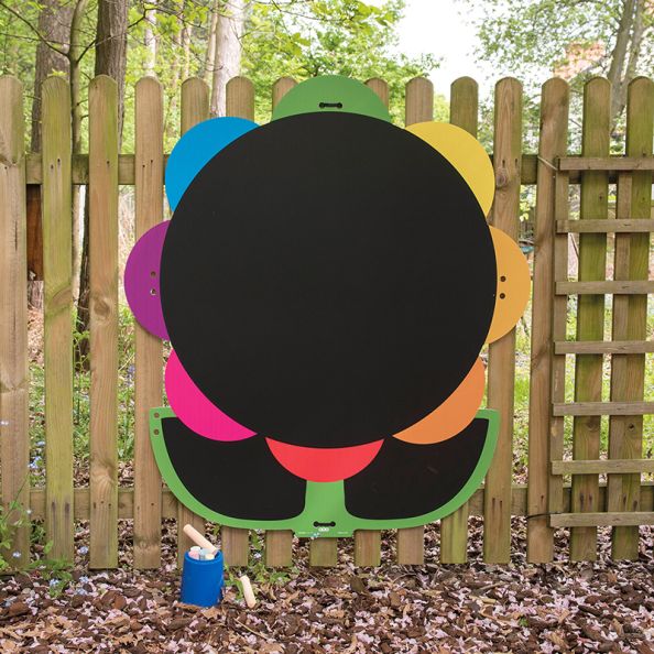 Giant Mark Making Chalkboard Daisy | Educational Resources - Art ...