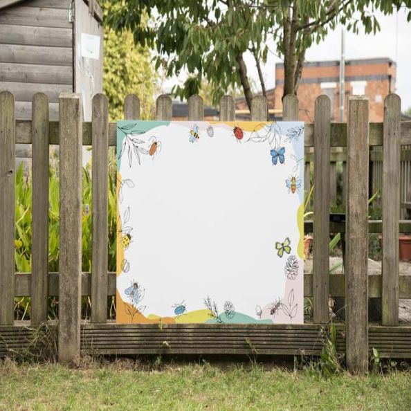 Eco Outdoor Giant Mark Making Minibeast Whiteboard | Educational ...
